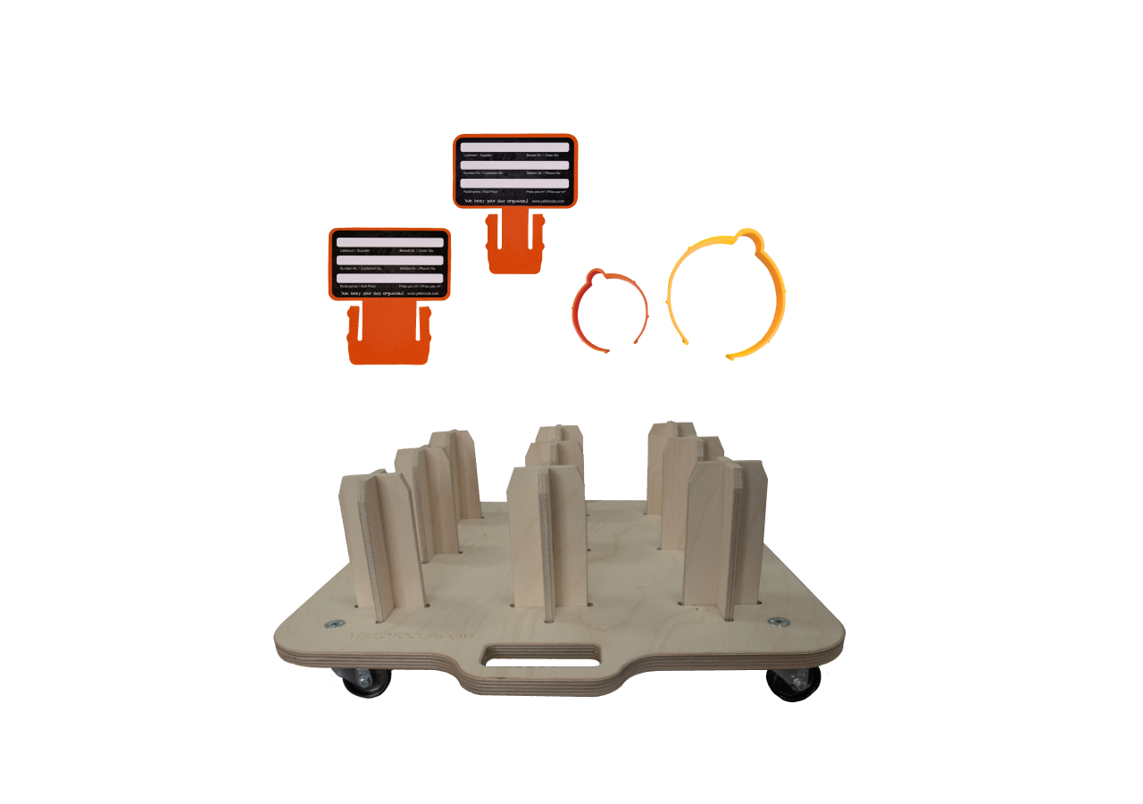 Yellotools Twister Paket | mobiler Folienrollenhalter mit Zubehör